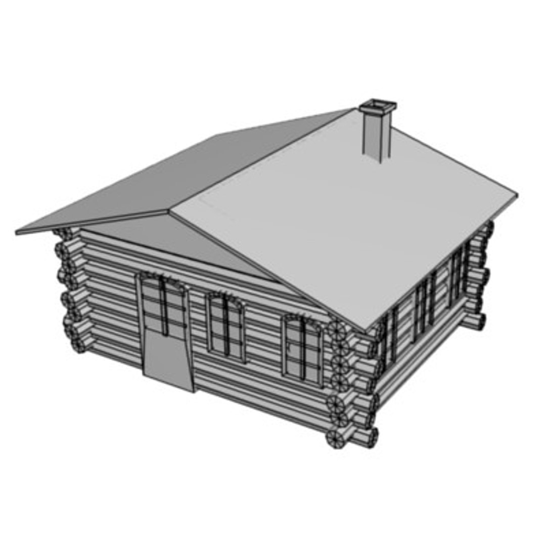 Russian House 3d Model