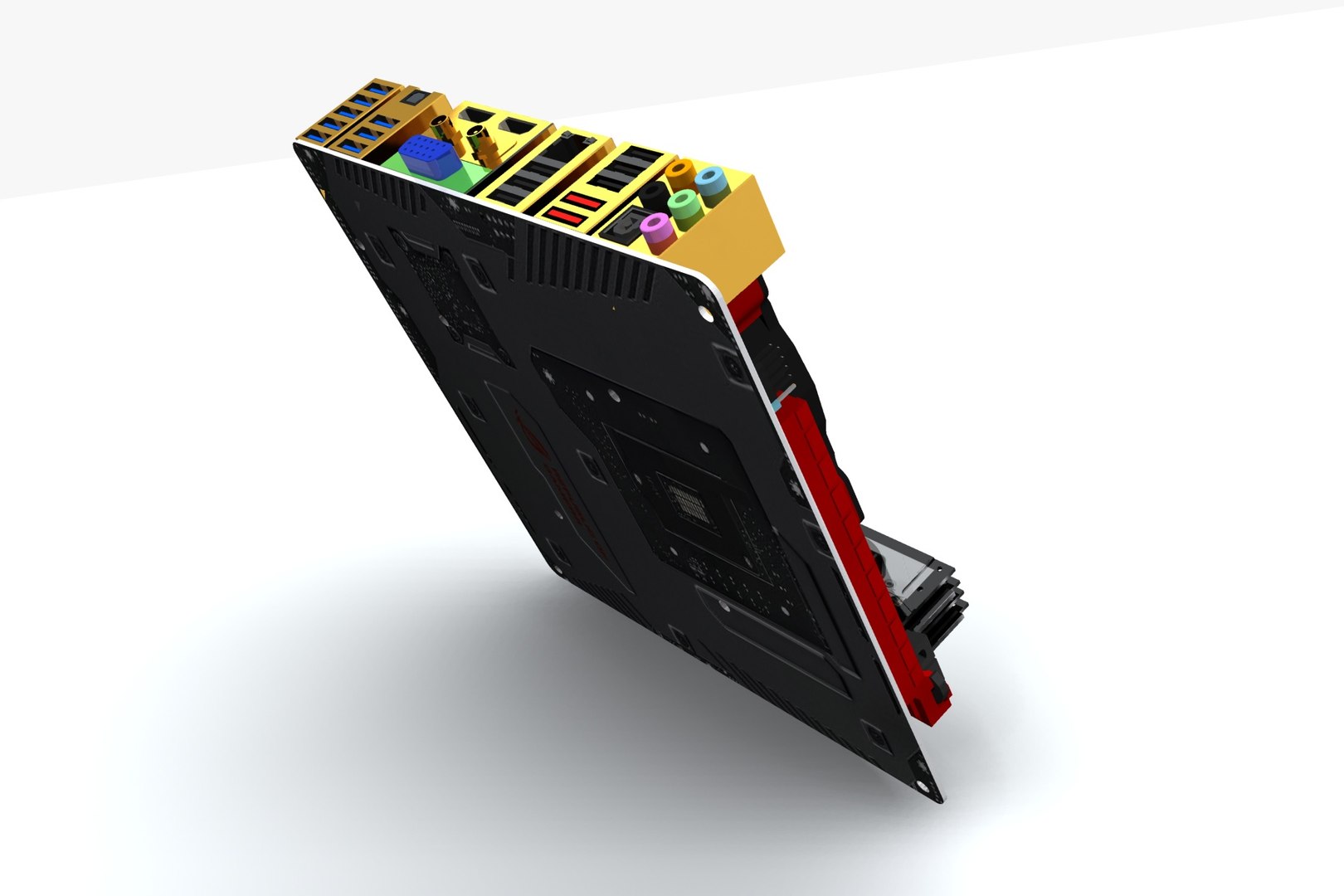 3d Asus Rog Maximus Viii Model