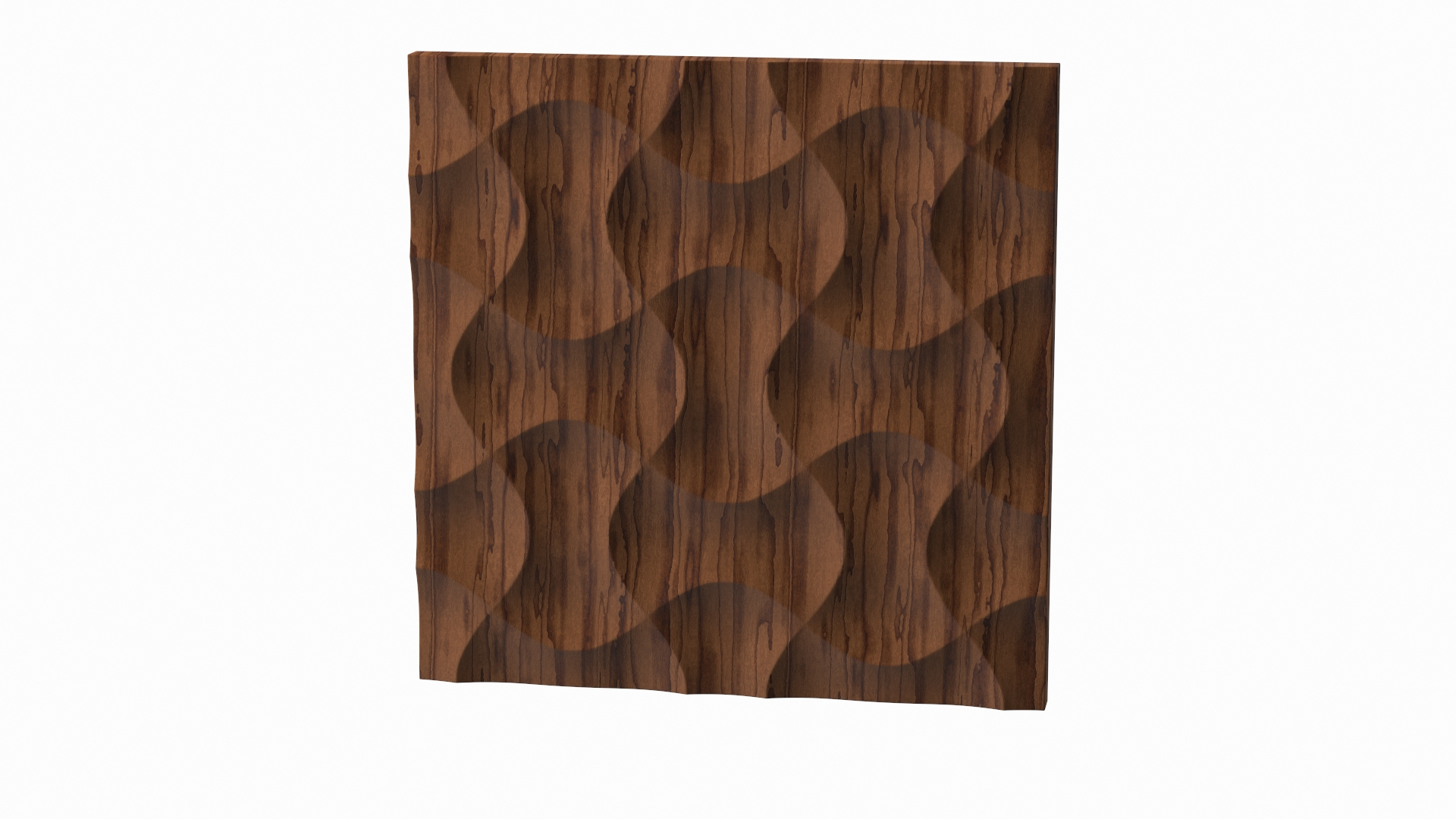 3D Model 3D Wall Panel Wave Wood - TurboSquid 1907993