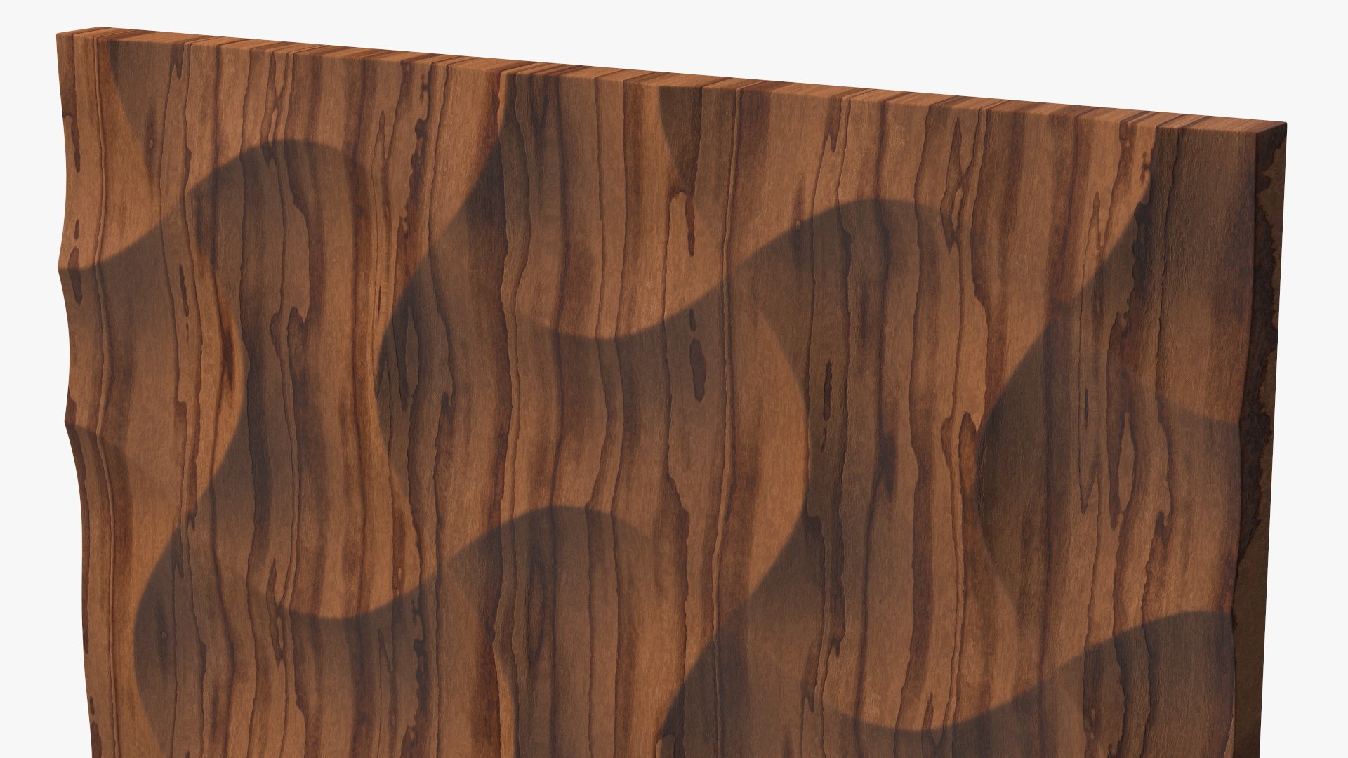 3D Model 3D Wall Panel Wave Wood - TurboSquid 1907993