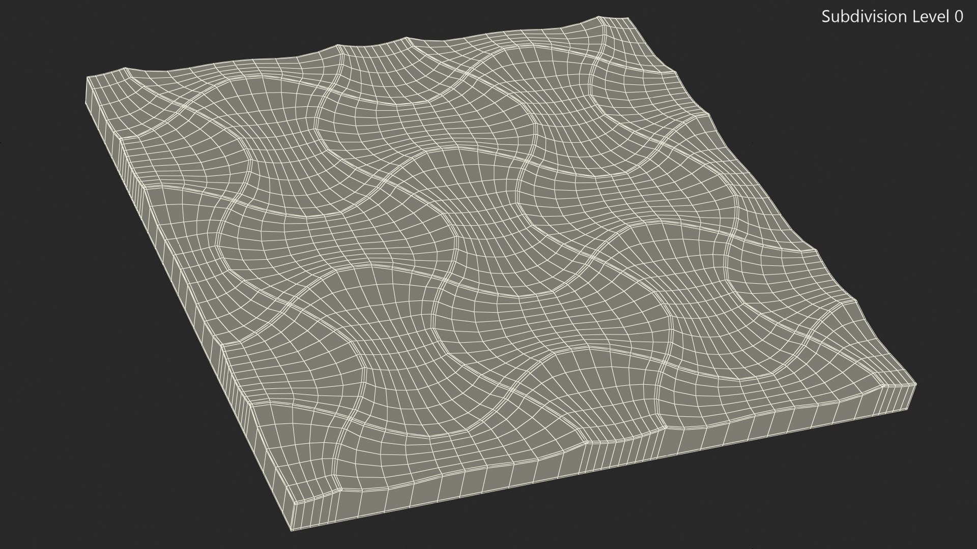 3D Model 3D Wall Panel Wave Wood - TurboSquid 1907993