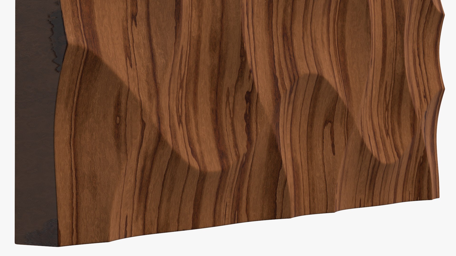 3D Model 3D Wall Panel Wave Wood - TurboSquid 1907993
