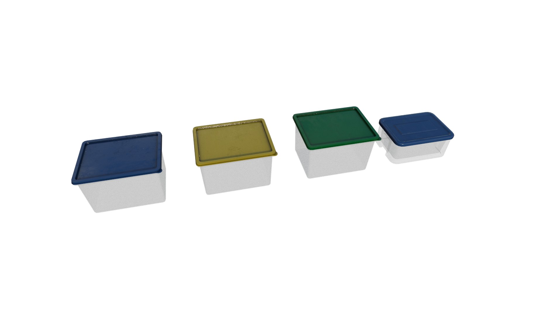 Plastic Containers Pack 3D Model - TurboSquid 2103806