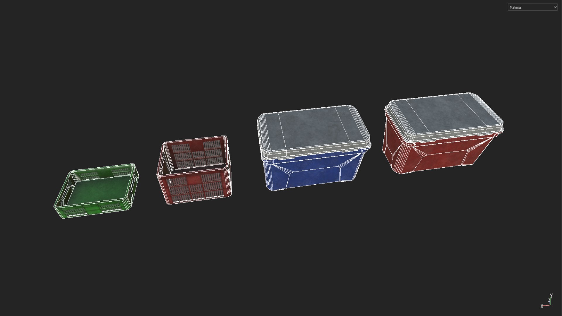 Plastic Containers Pack 3D Model - TurboSquid 2103806