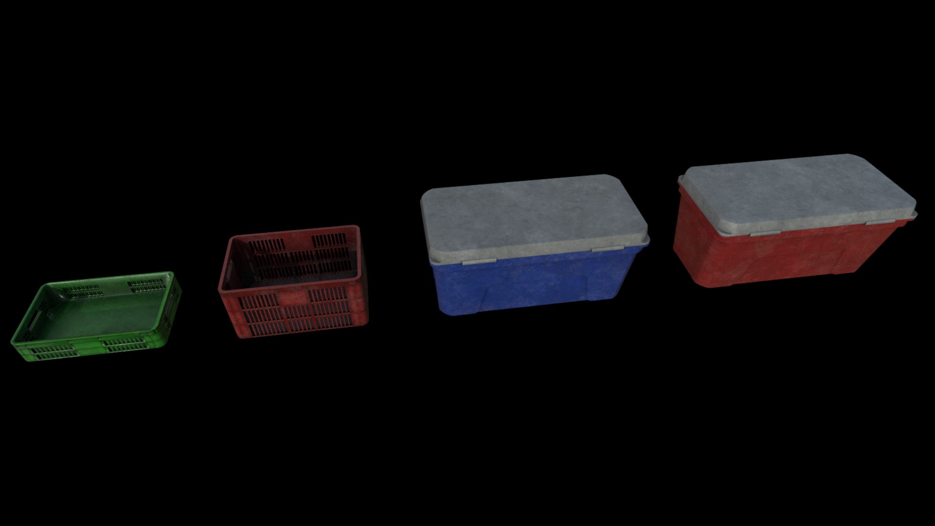 Plastic Containers Pack 3D Model - TurboSquid 2103806