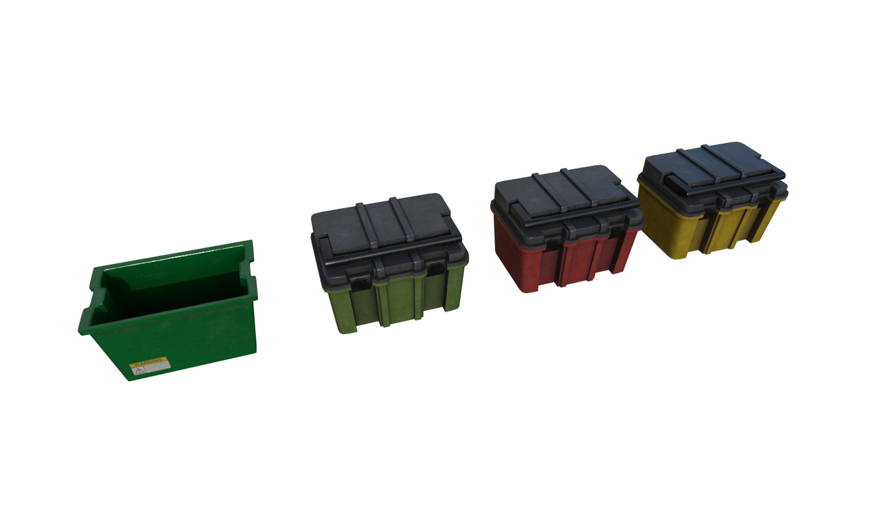 Plastic Containers Pack 3D Model - TurboSquid 2103806