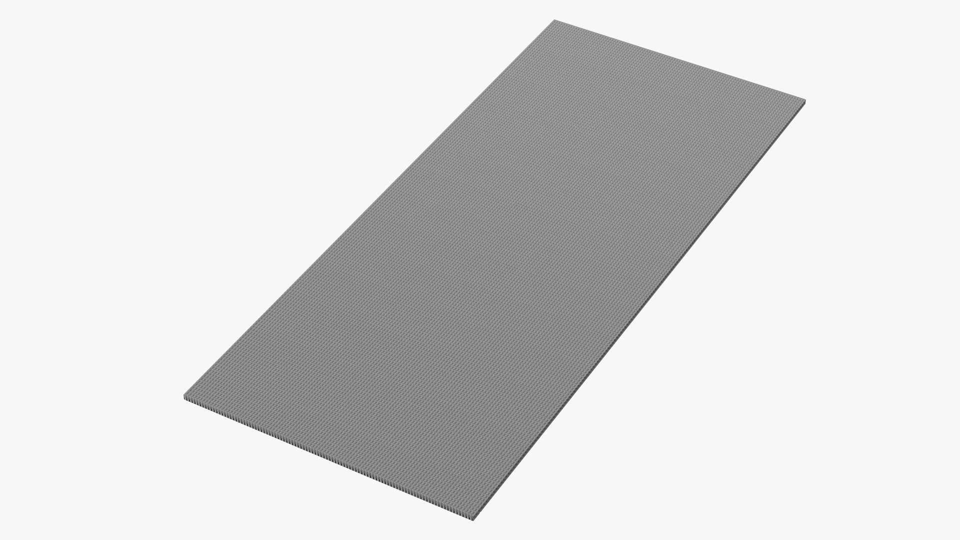 Professional Grey Yoga Mat 3D model - TurboSquid 2142616