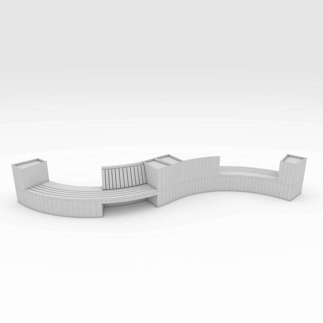 Bench Park 8 3D - TurboSquid 2120837