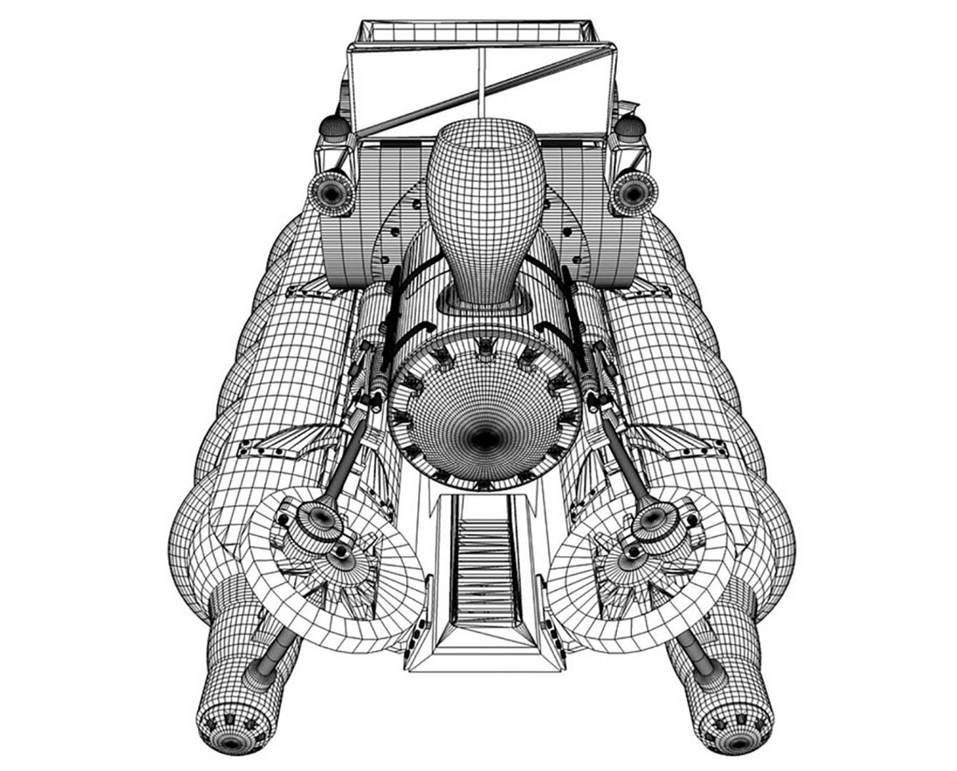 Vehicle Screw Propelled 3D Model - TurboSquid 1390849