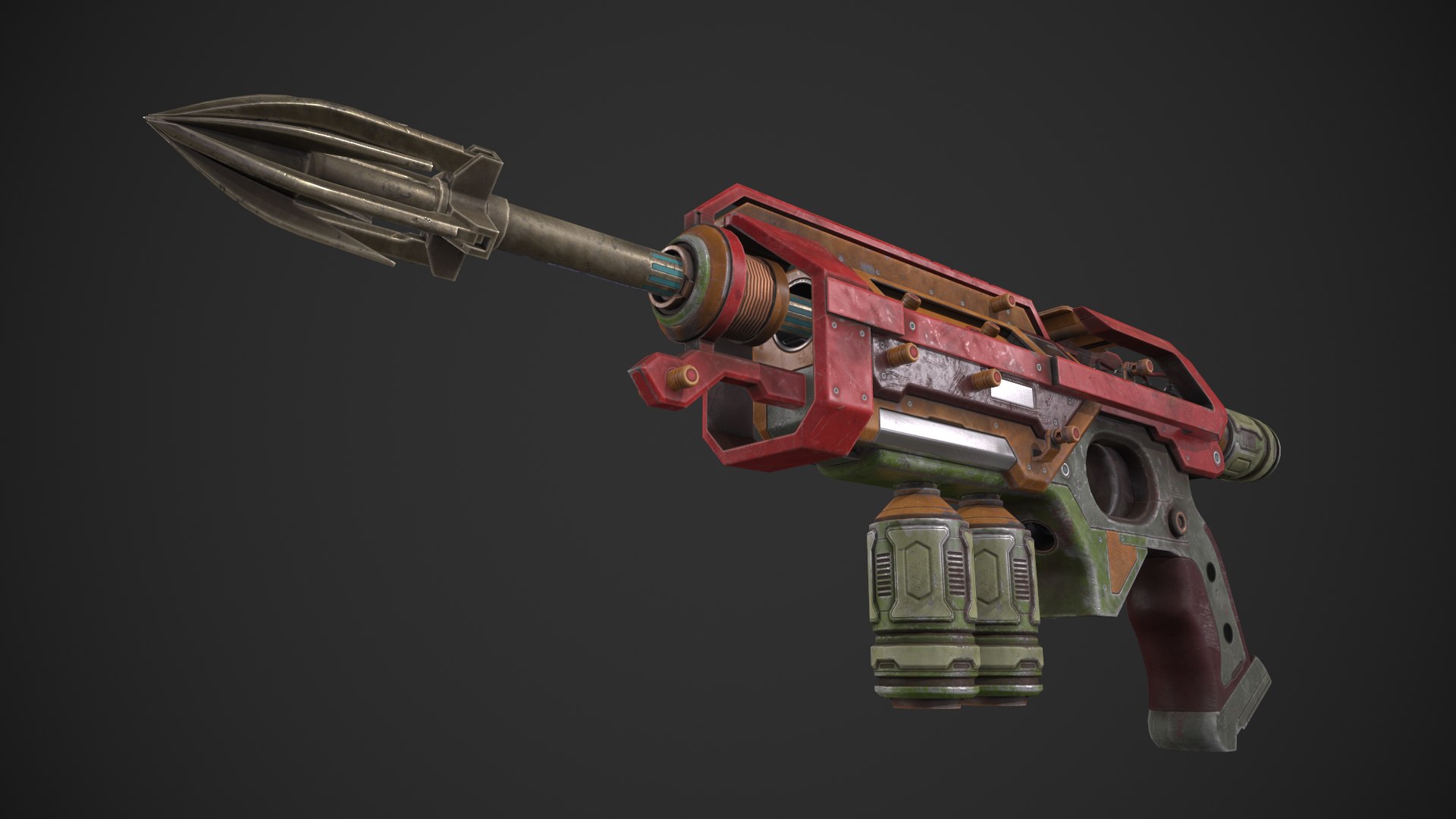 Sci-fi Harpoon 3D model - TurboSquid 1836379