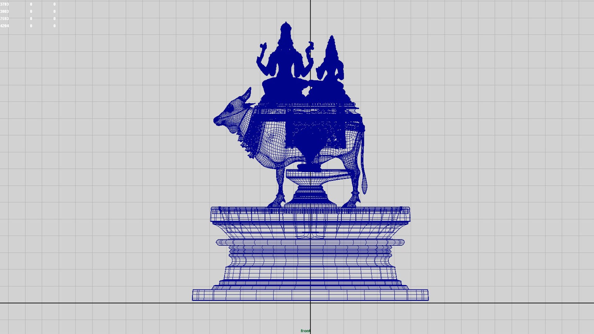 3D Oil Lamp God Shiva Parvati Model - TurboSquid 2006601