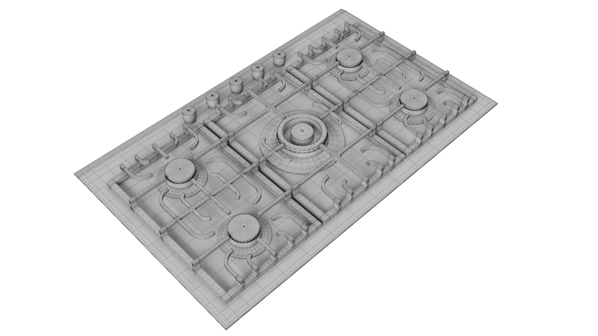 3D Kitchen Appliances Hob - TurboSquid 1686646