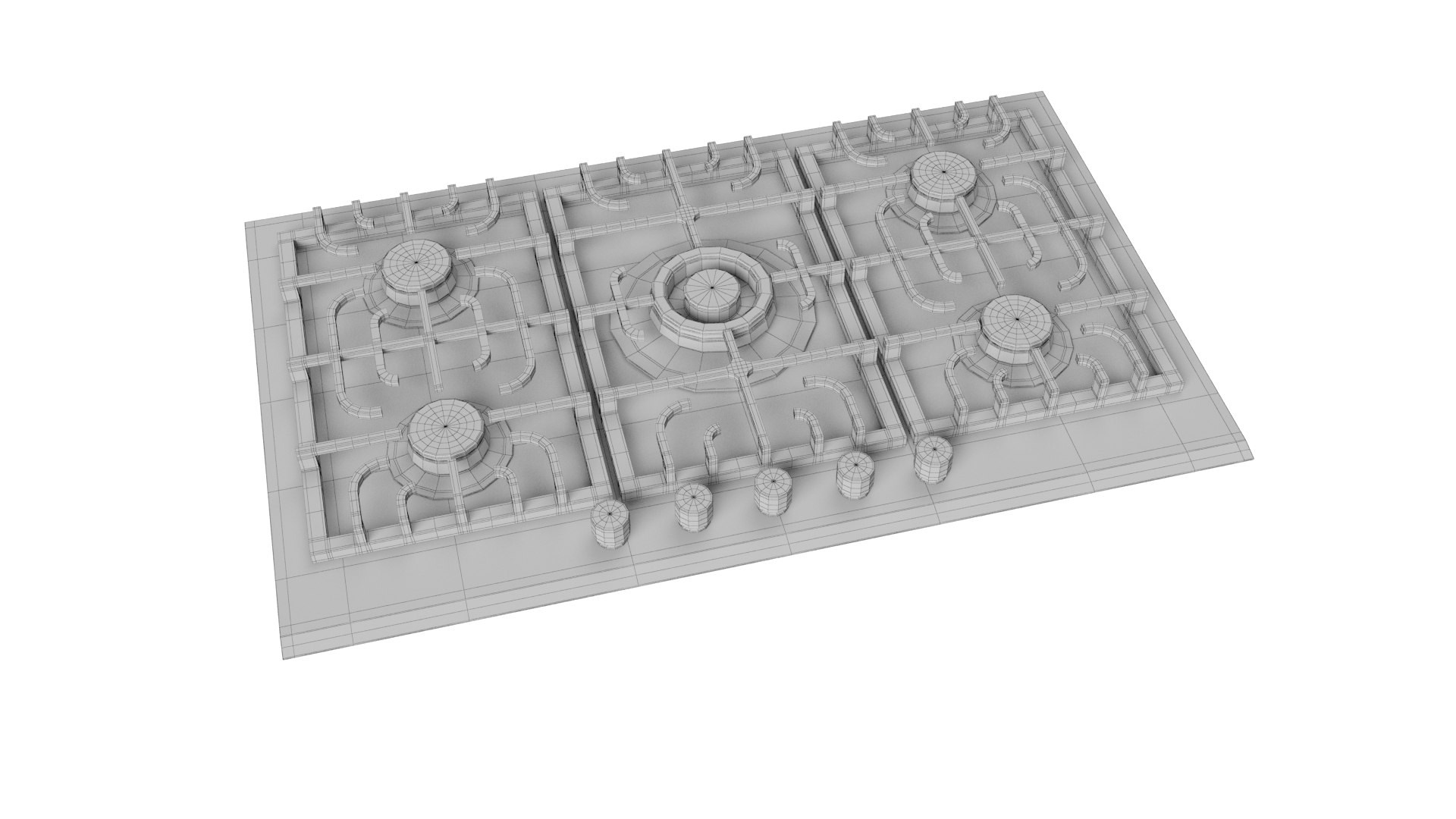 3D Kitchen Appliances Hob - TurboSquid 1686646