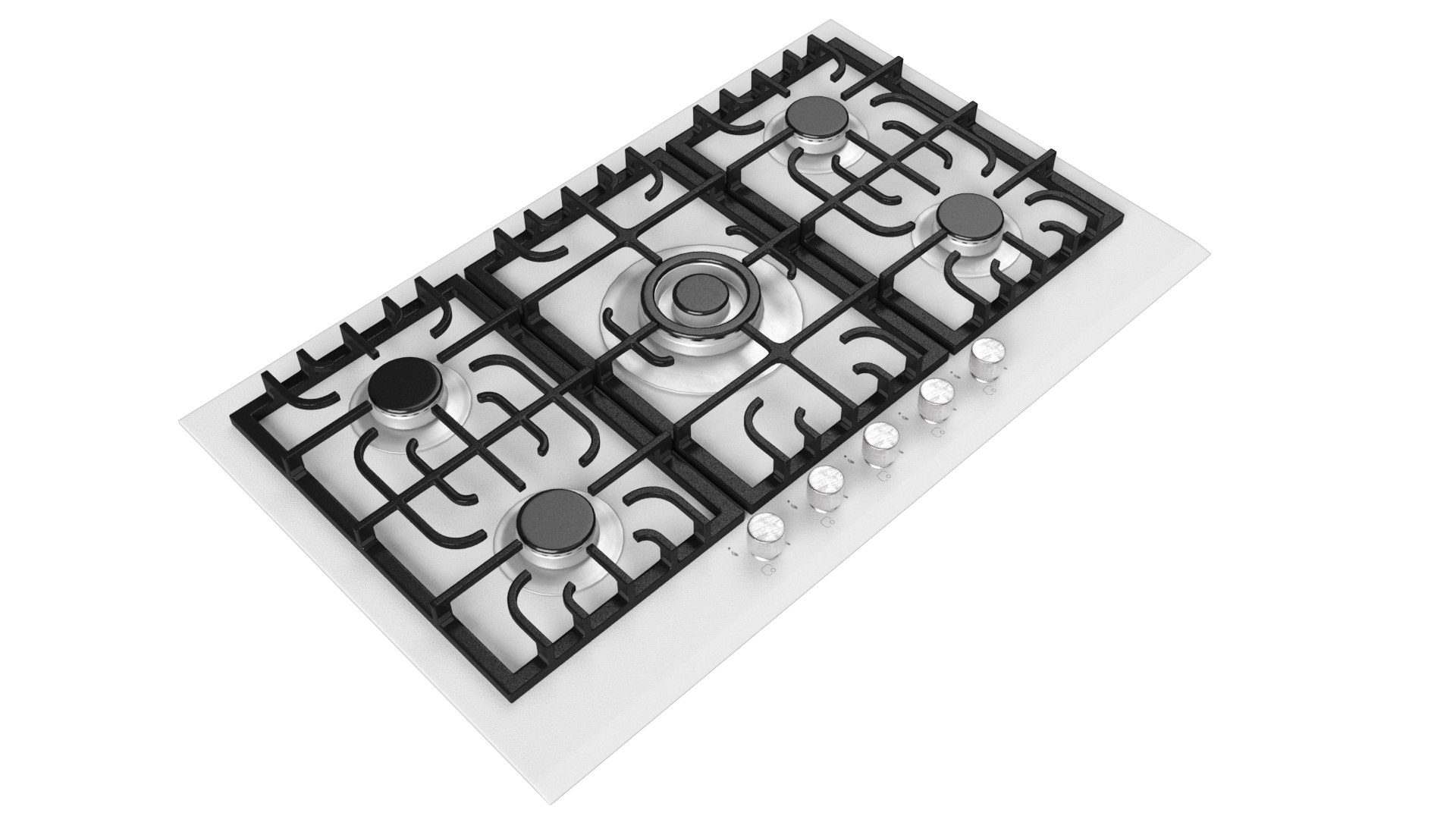 3D Kitchen Appliances Hob - TurboSquid 1686646