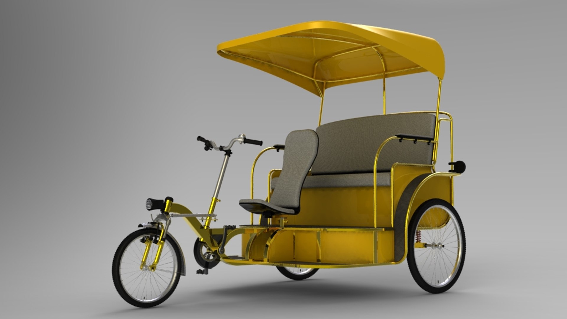 Pedicab Design 3d 3ds