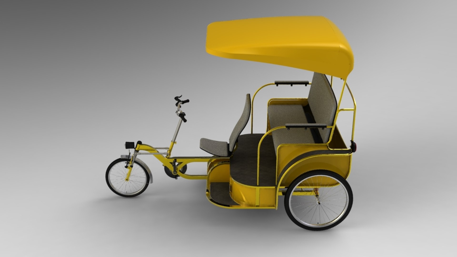 Pedicab Design 3d 3ds