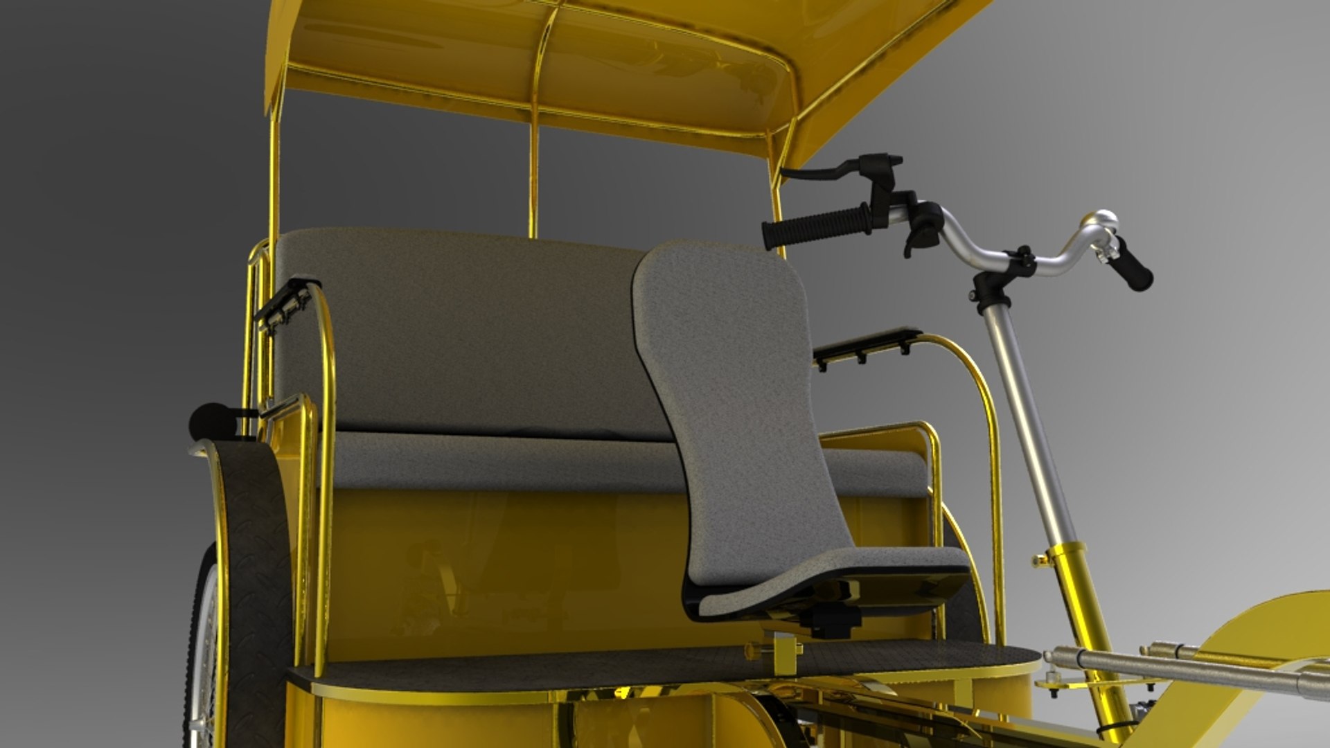 Pedicab Design 3d 3ds