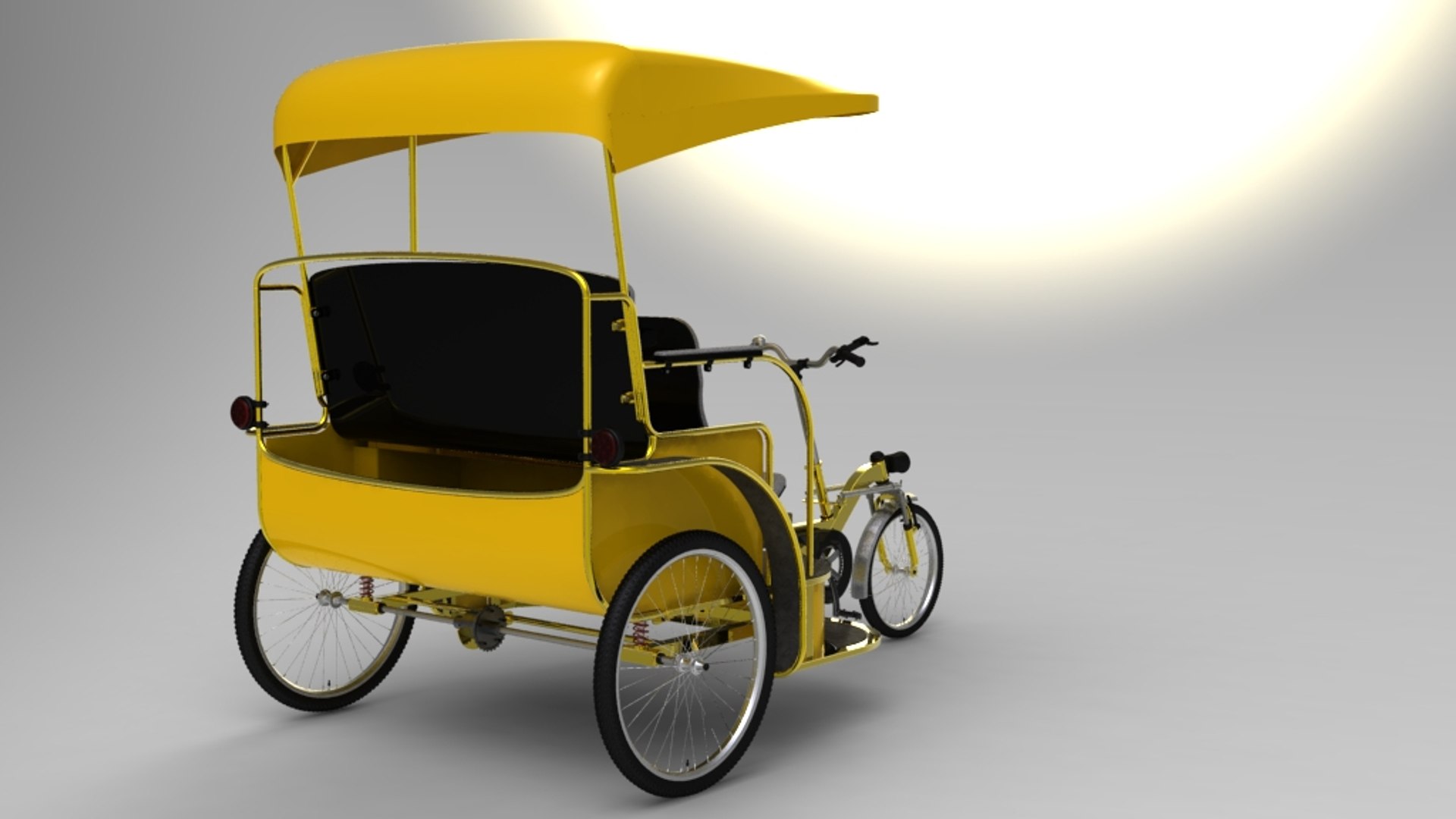 Pedicab Design 3d 3ds