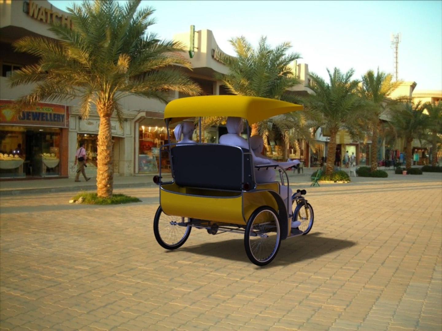 Pedicab Design 3d 3ds