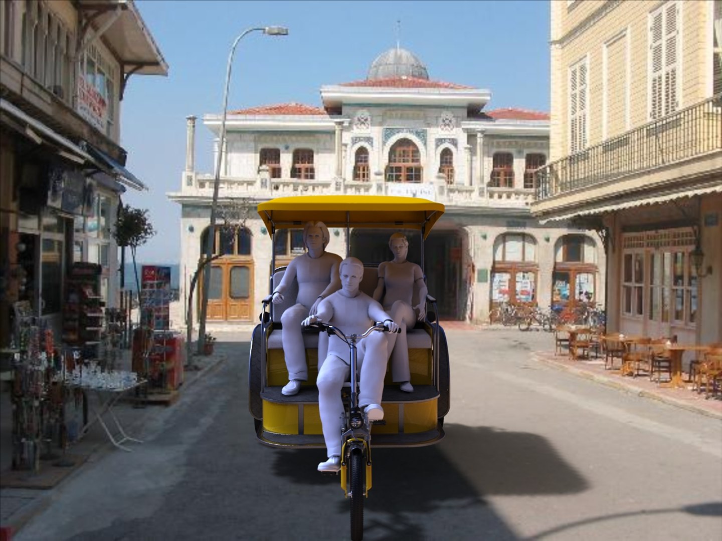 Pedicab Design 3d 3ds