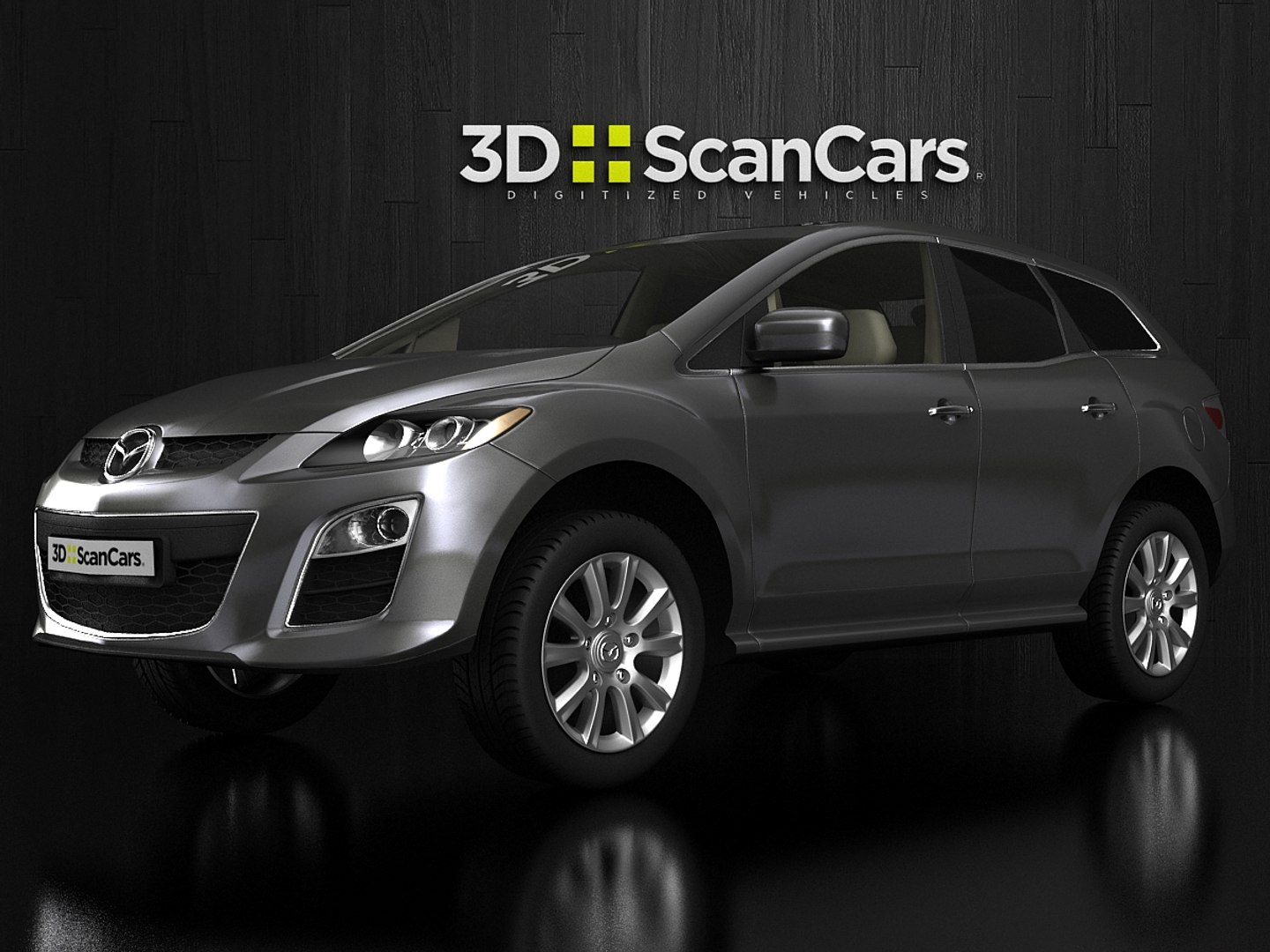 Mazda Cx7 2012 3d Model
