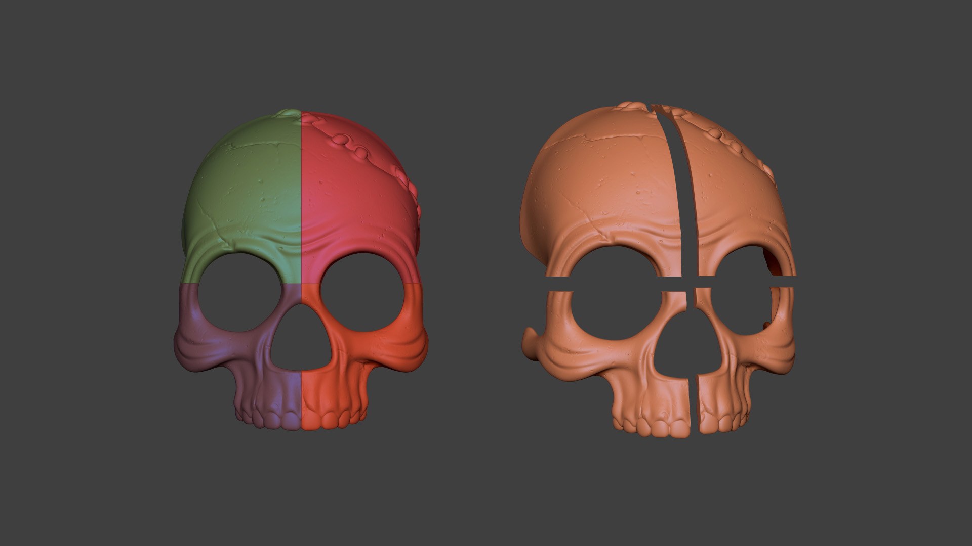 3D Skull Mask 6 3D Print Model - TurboSquid 2347767