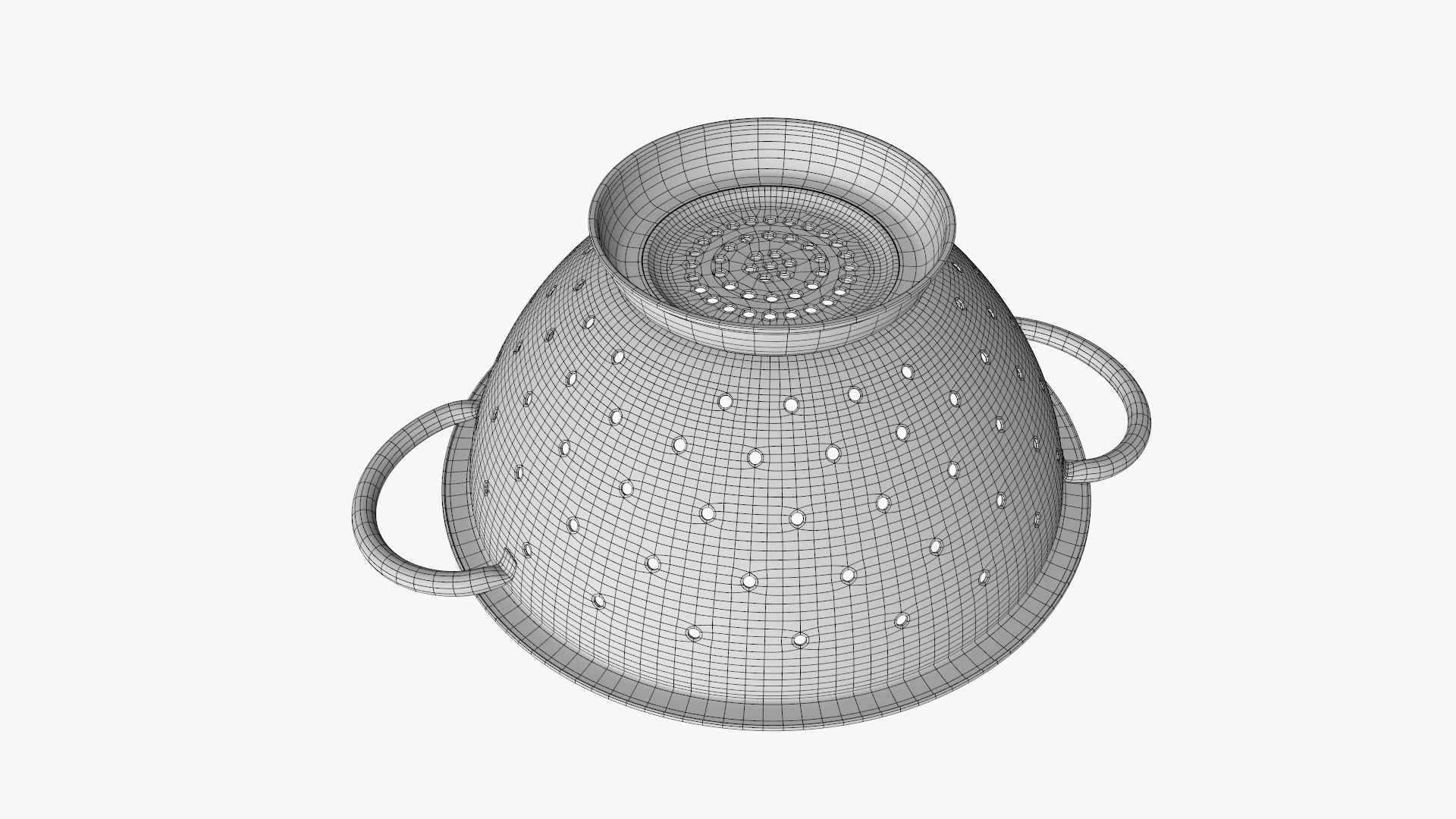 Colander Kitchenware 3D Model - TurboSquid 1688849