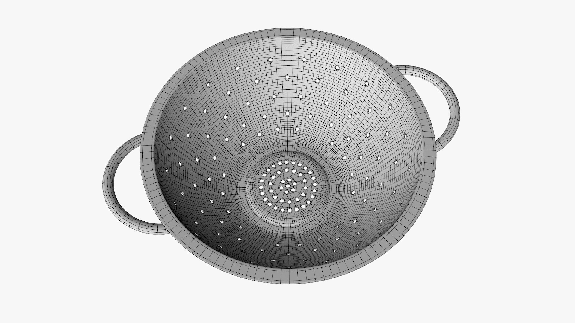 Colander Kitchenware 3D Model - TurboSquid 1688849