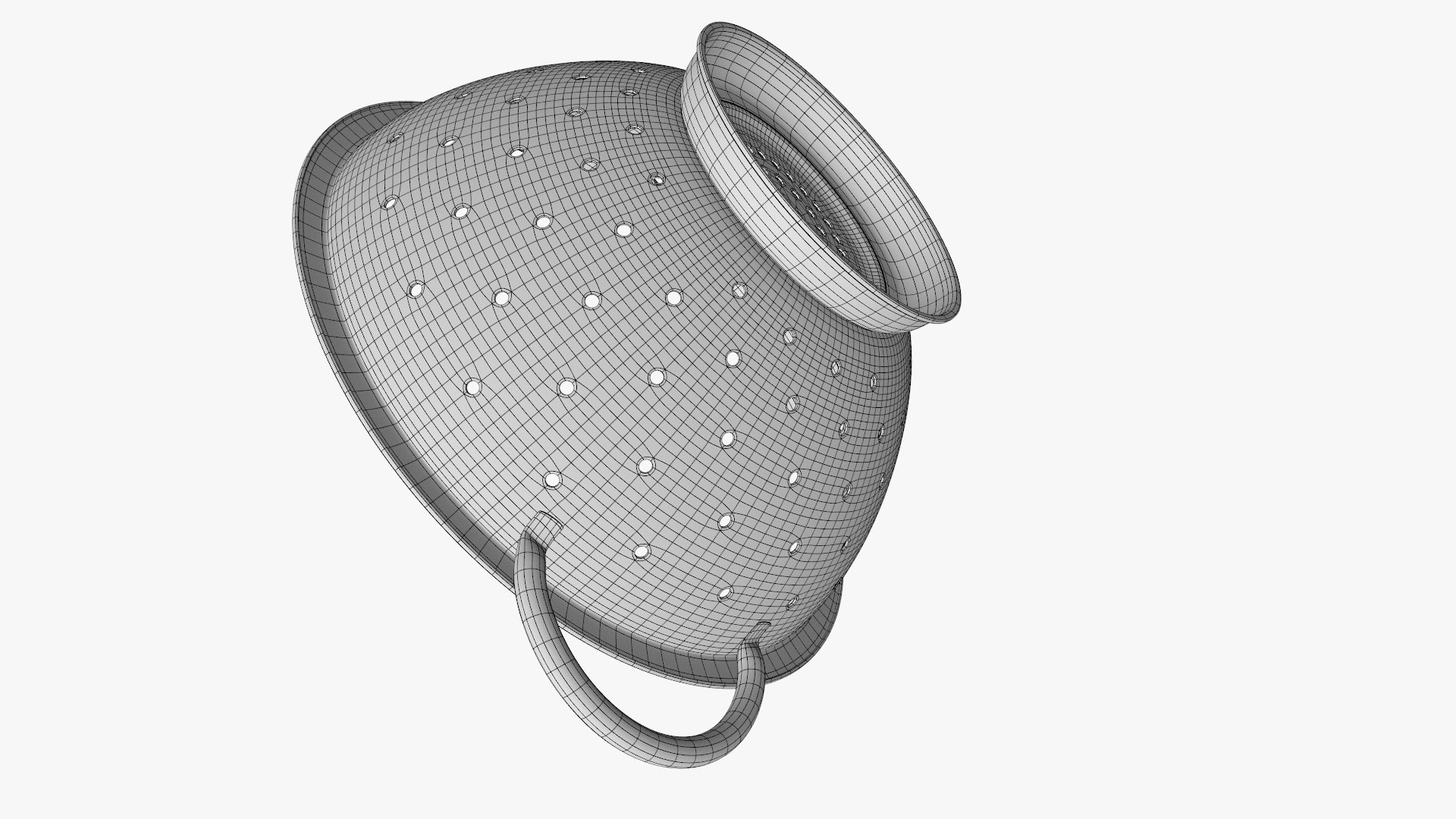 Colander Kitchenware 3D Model - TurboSquid 1688849