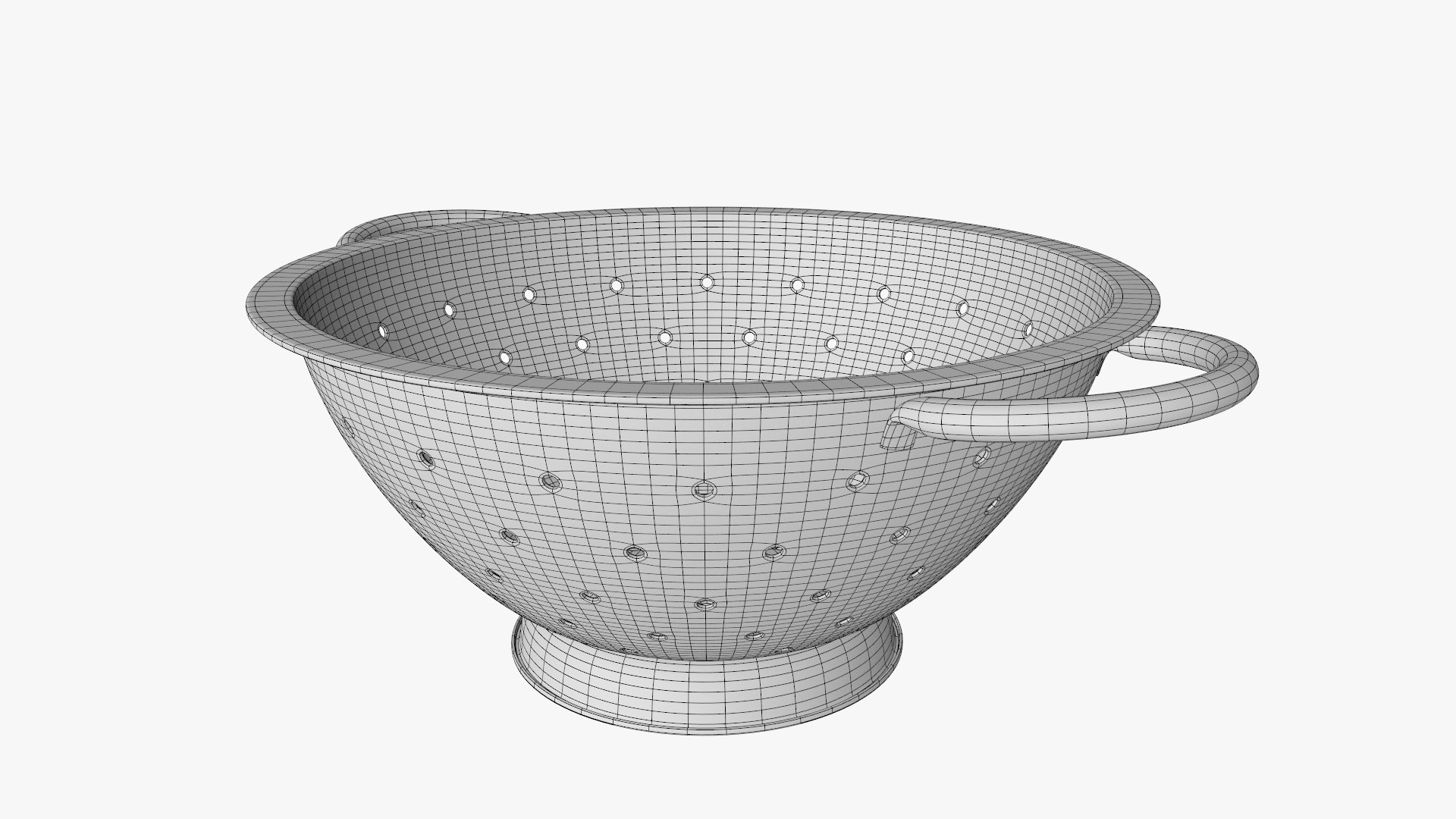 Colander Kitchenware 3D Model - TurboSquid 1688849