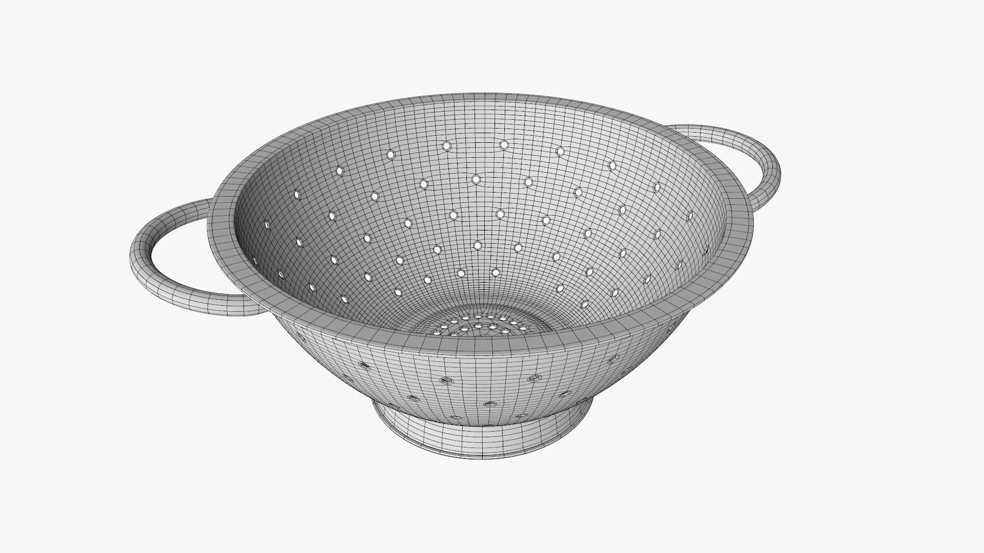 Colander Kitchenware 3D Model - TurboSquid 1688849