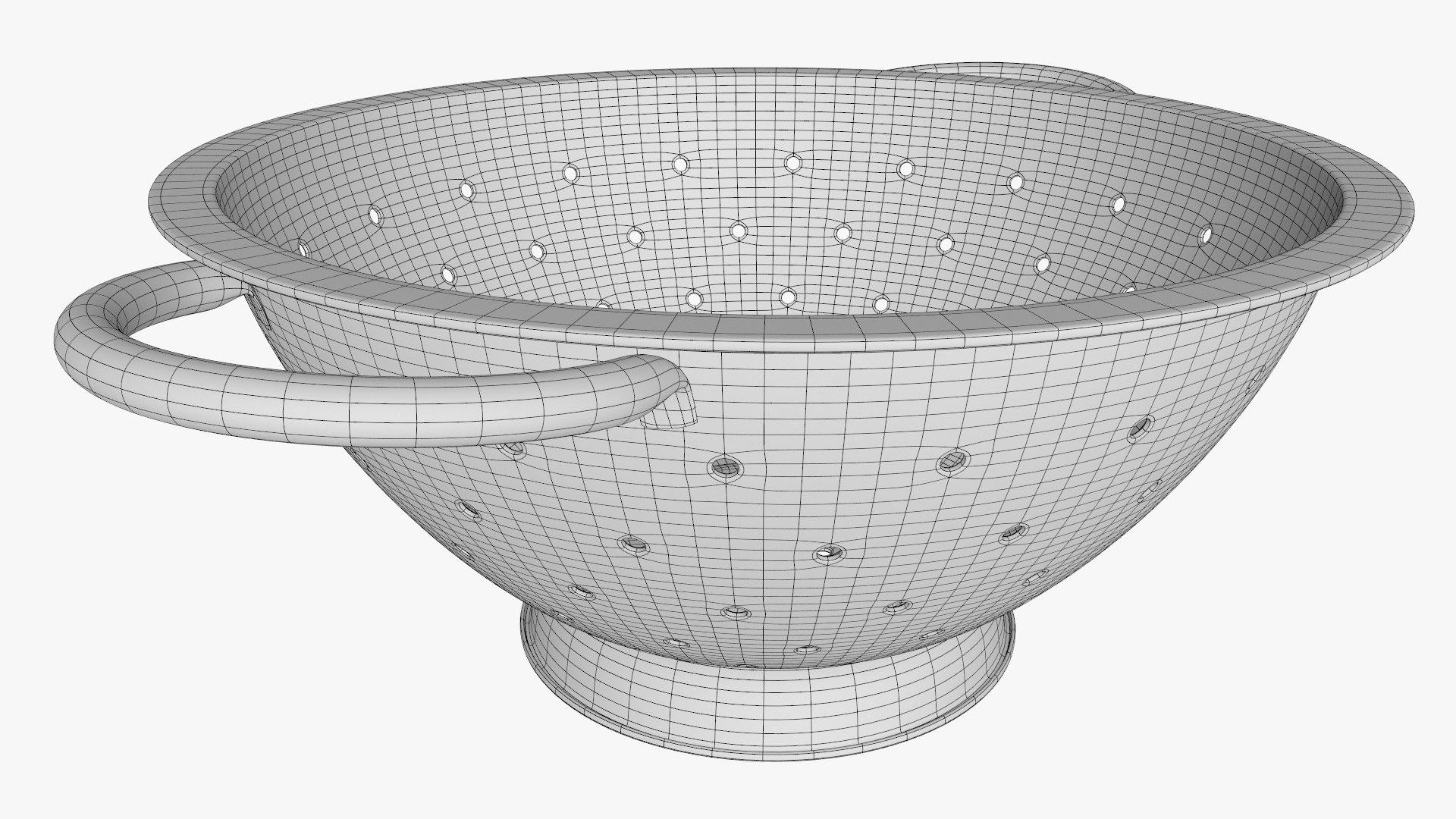 Colander Kitchenware 3D Model - TurboSquid 1688849