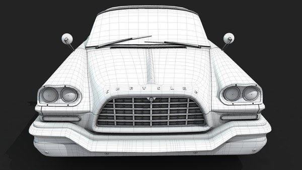 Chrysler 300 c 1957 3D model - TurboSquid 1463042