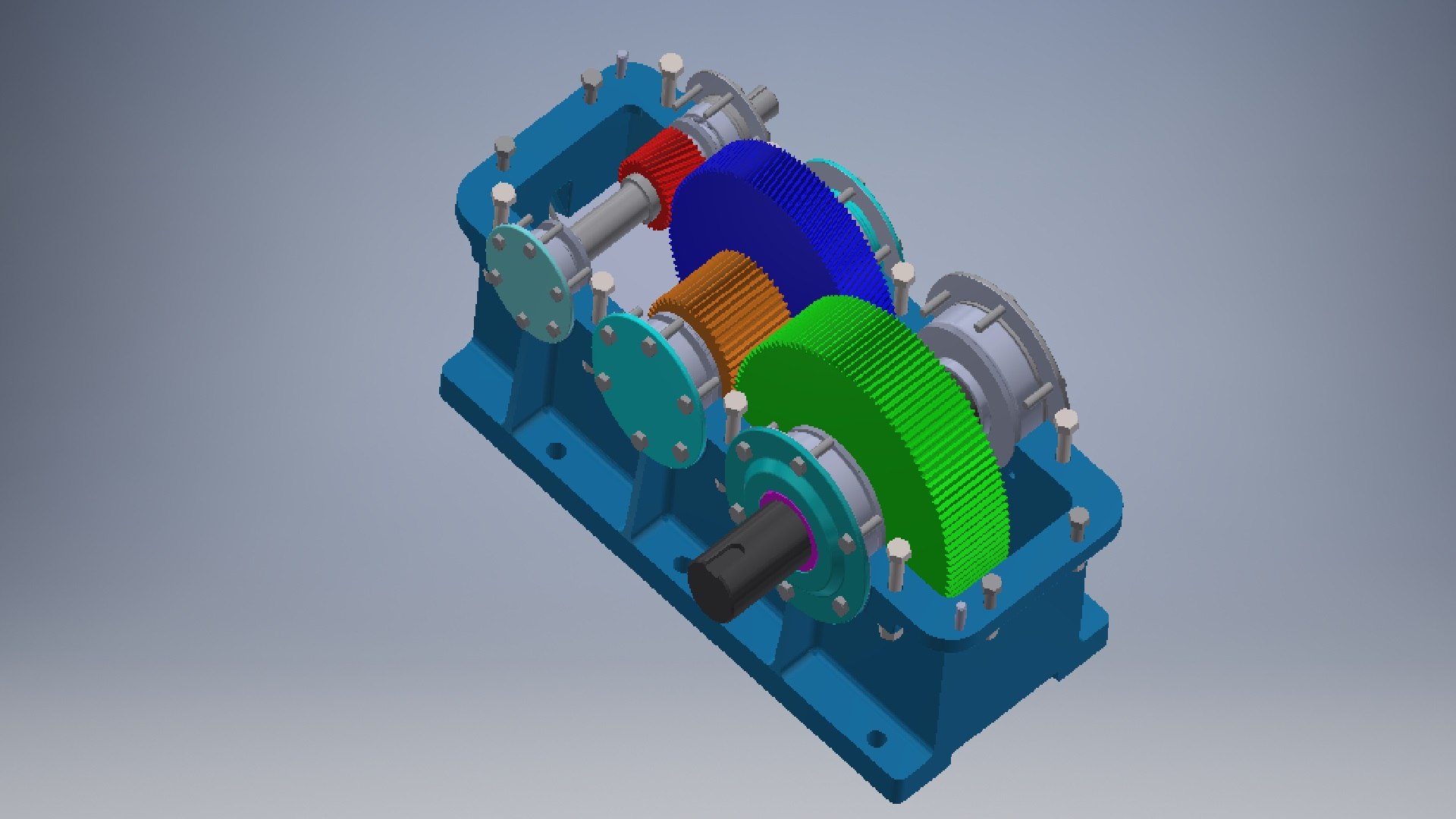 3D Model 2 Steps Reduce Gearbox - TurboSquid 2060930