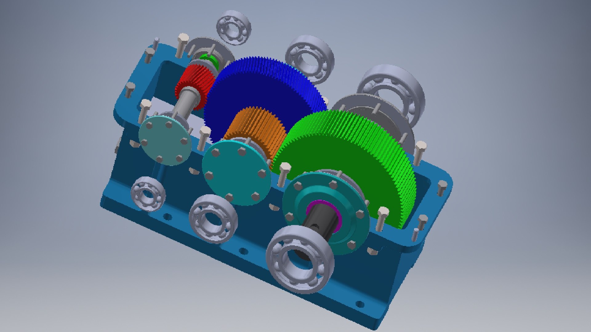 3D Model 2 Steps Reduce Gearbox - TurboSquid 2060930