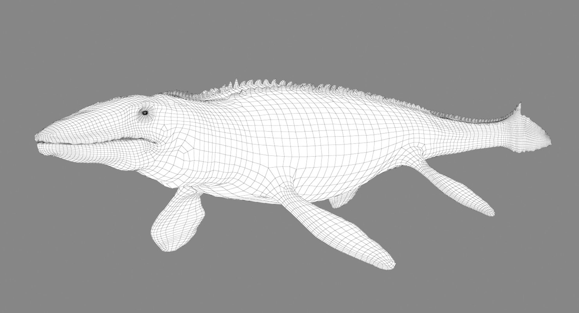 Rigged Mosasaurus 3D Model - TurboSquid 1361456