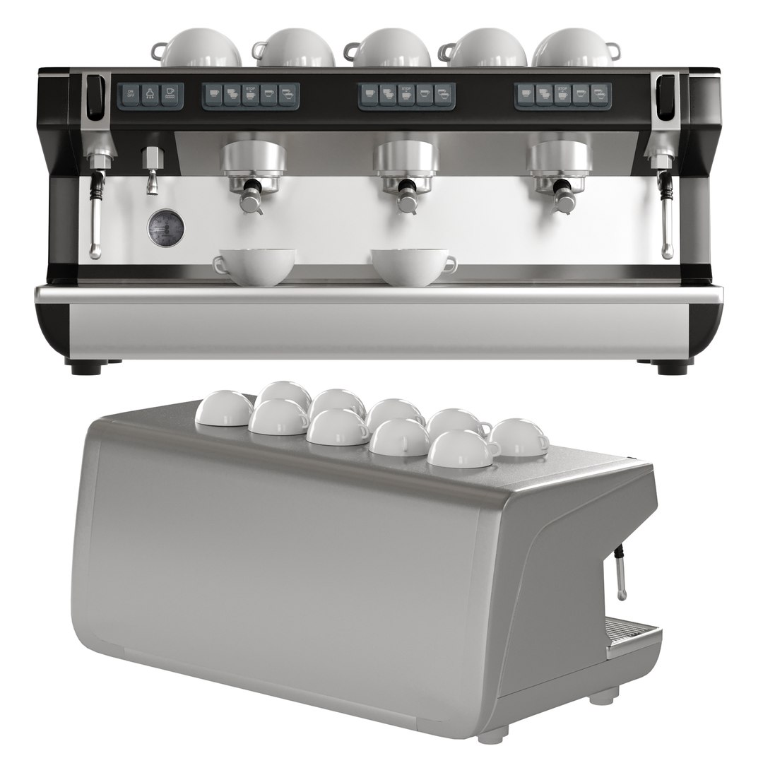 Coffee Makers Set 4 Commercial 3D Model - TurboSquid 2145806