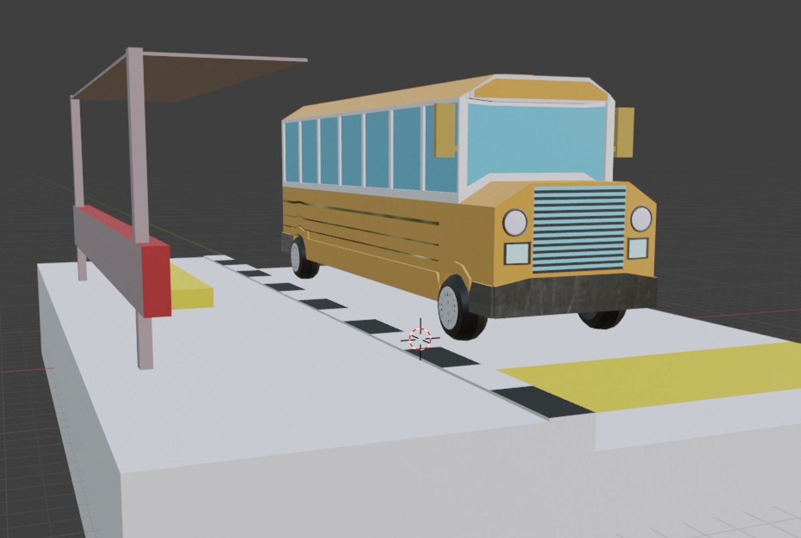 Free Bus Station 3D Model - TurboSquid 1563079