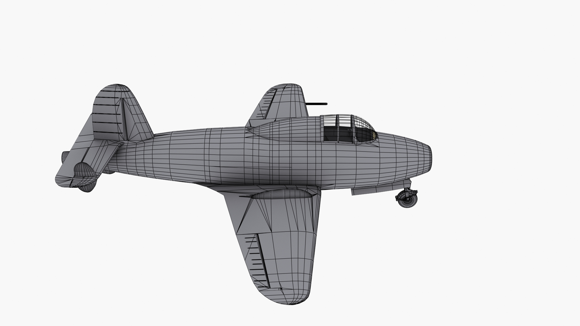 Gloster E28-39 Pioneer Jet Prototype 3rd Paint Scheme 3D Model ...
