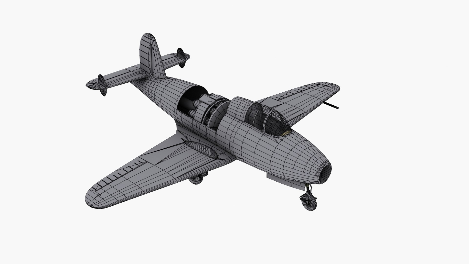 Gloster E28-39 Pioneer Jet Prototype 3rd Paint Scheme 3D Model ...