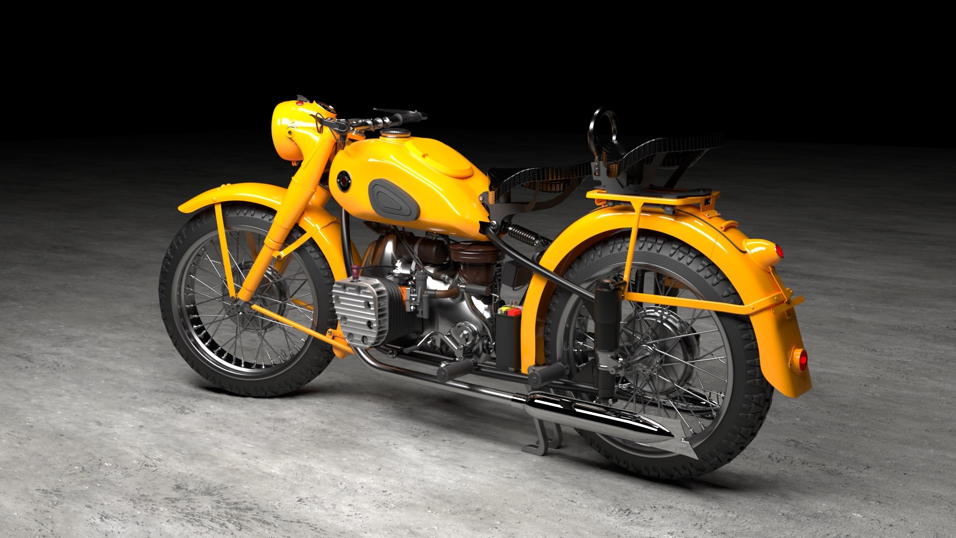 M-72 Russian Motorcycle Russia 3D Model - TurboSquid 1395246