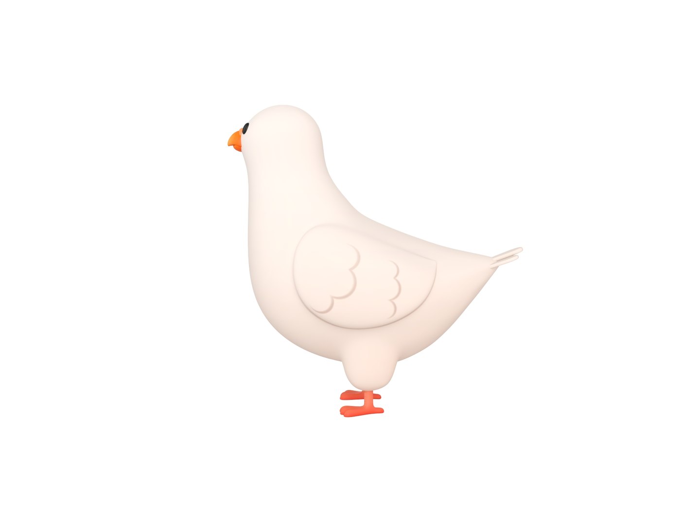 3D Model Character279 Dove - TurboSquid 2201850