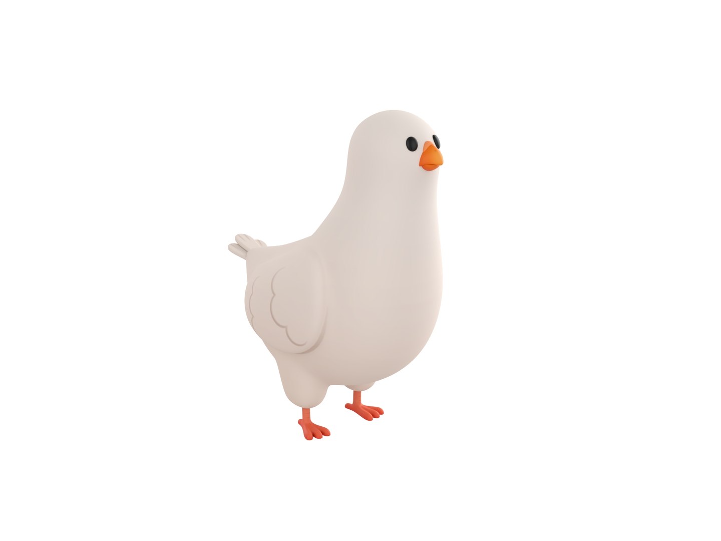 3D Model Character279 Dove - TurboSquid 2201850