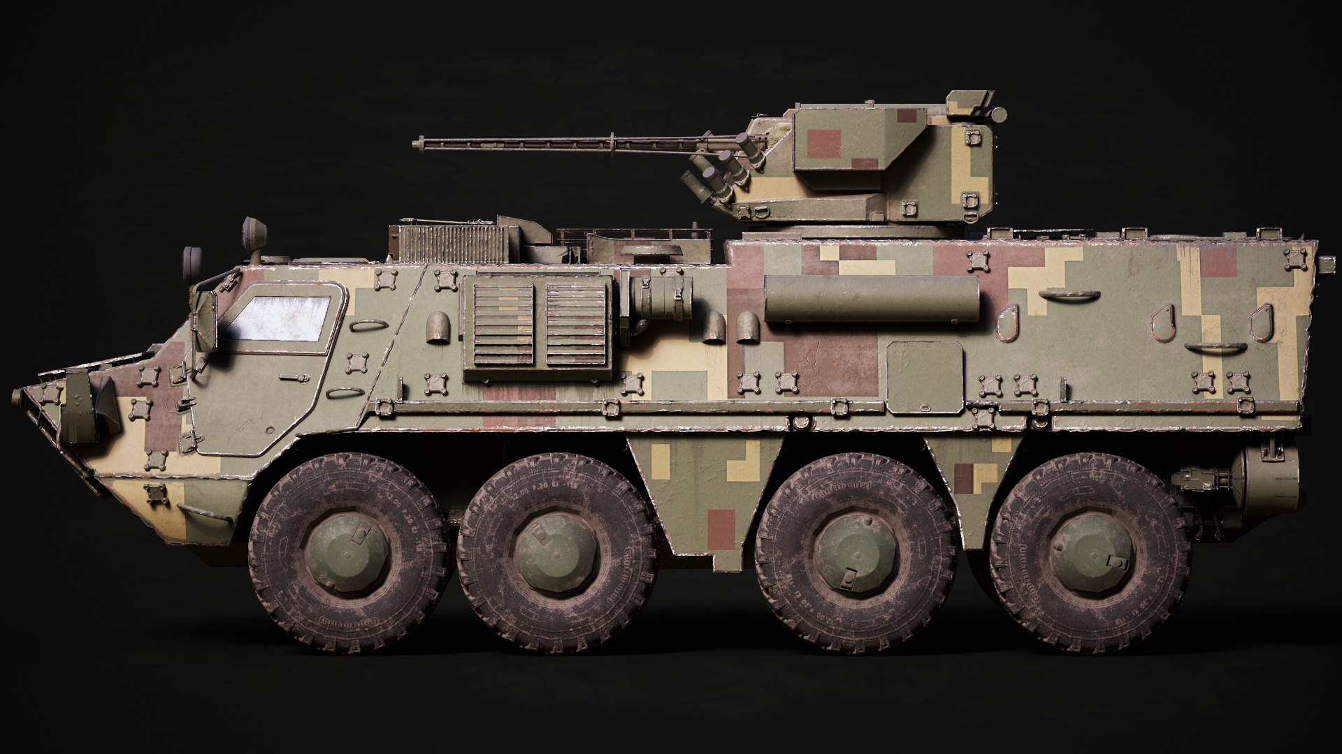 3D BTR-4 - TurboSquid 2298383