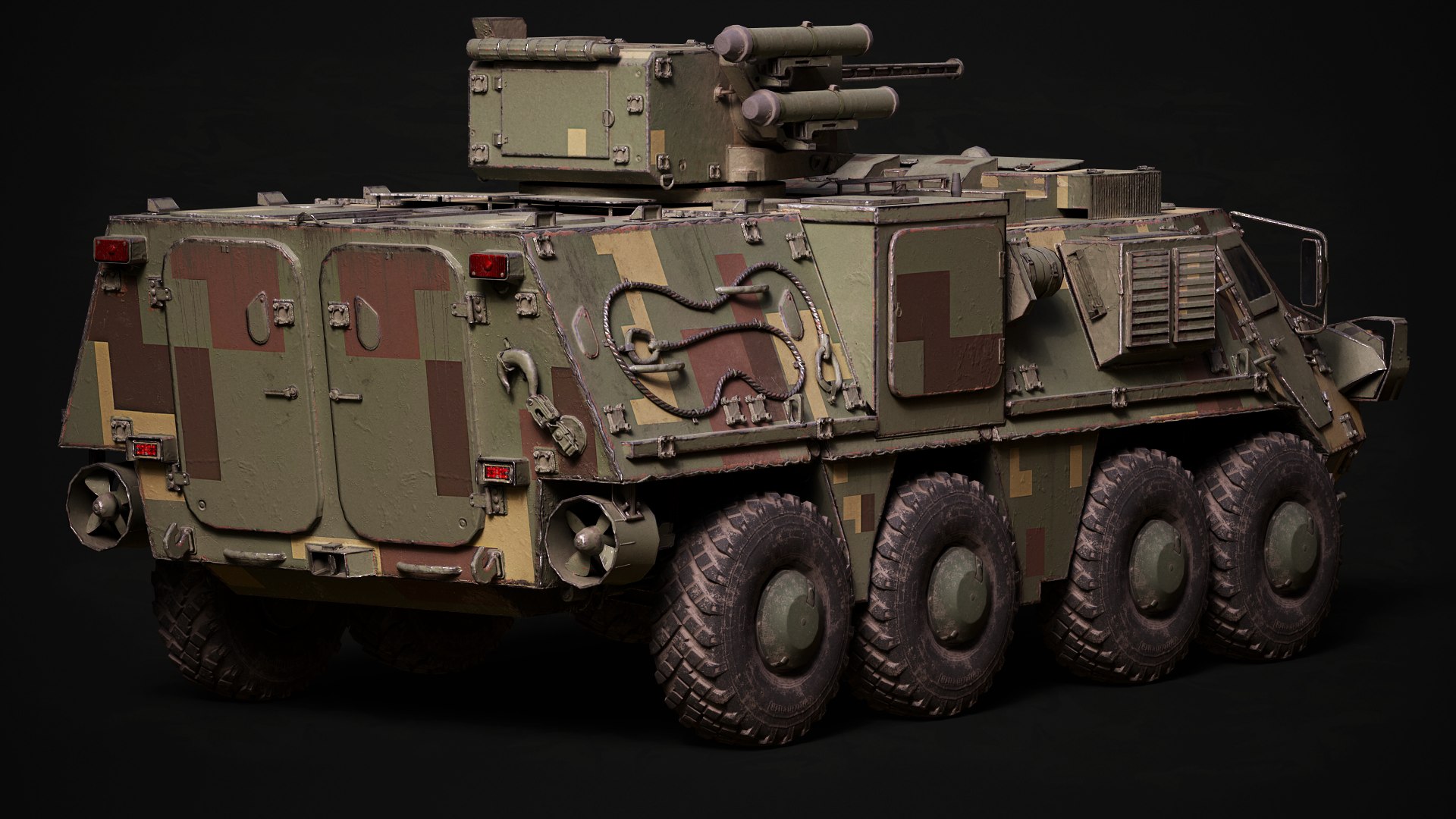 3D BTR-4 - TurboSquid 2298383