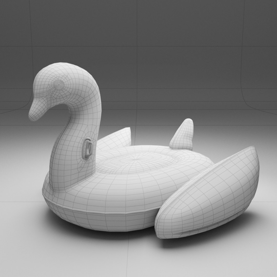 3D Swan Inflatable Toy Pool Model - TurboSquid 2186642