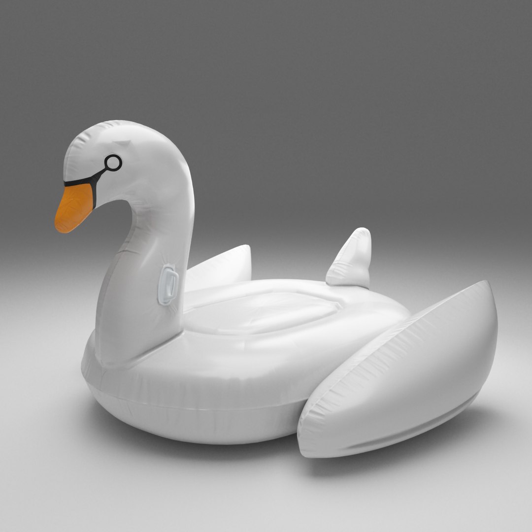 3D Swan Inflatable Toy Pool Model - TurboSquid 2186642