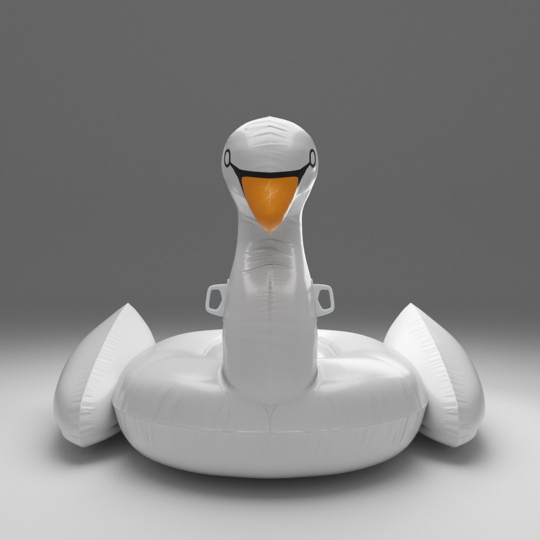 3D Swan Inflatable Toy Pool Model - TurboSquid 2186642