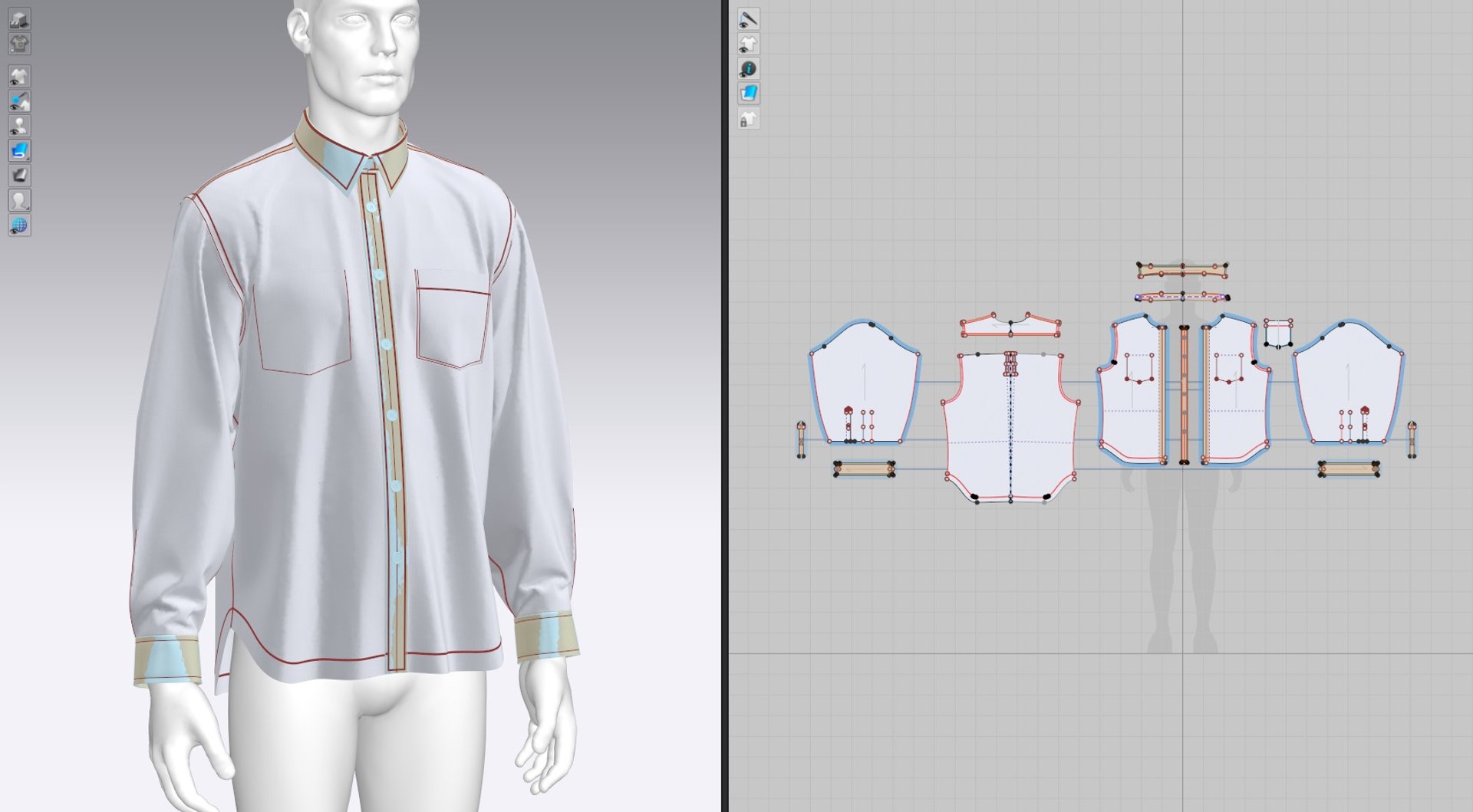 3D Model Classic Shirt - Easy Fit - TurboSquid 1894074