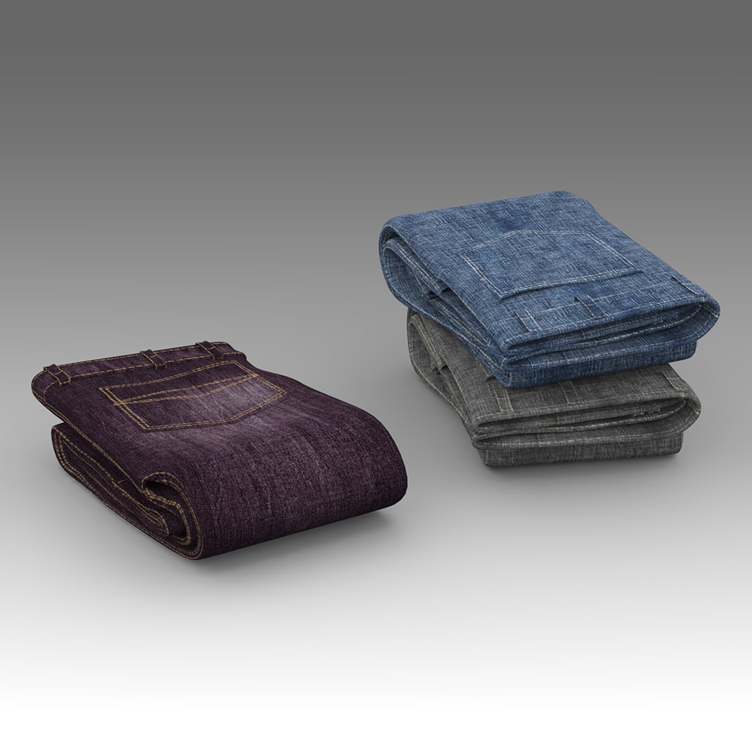 Jeans 3d Fbx